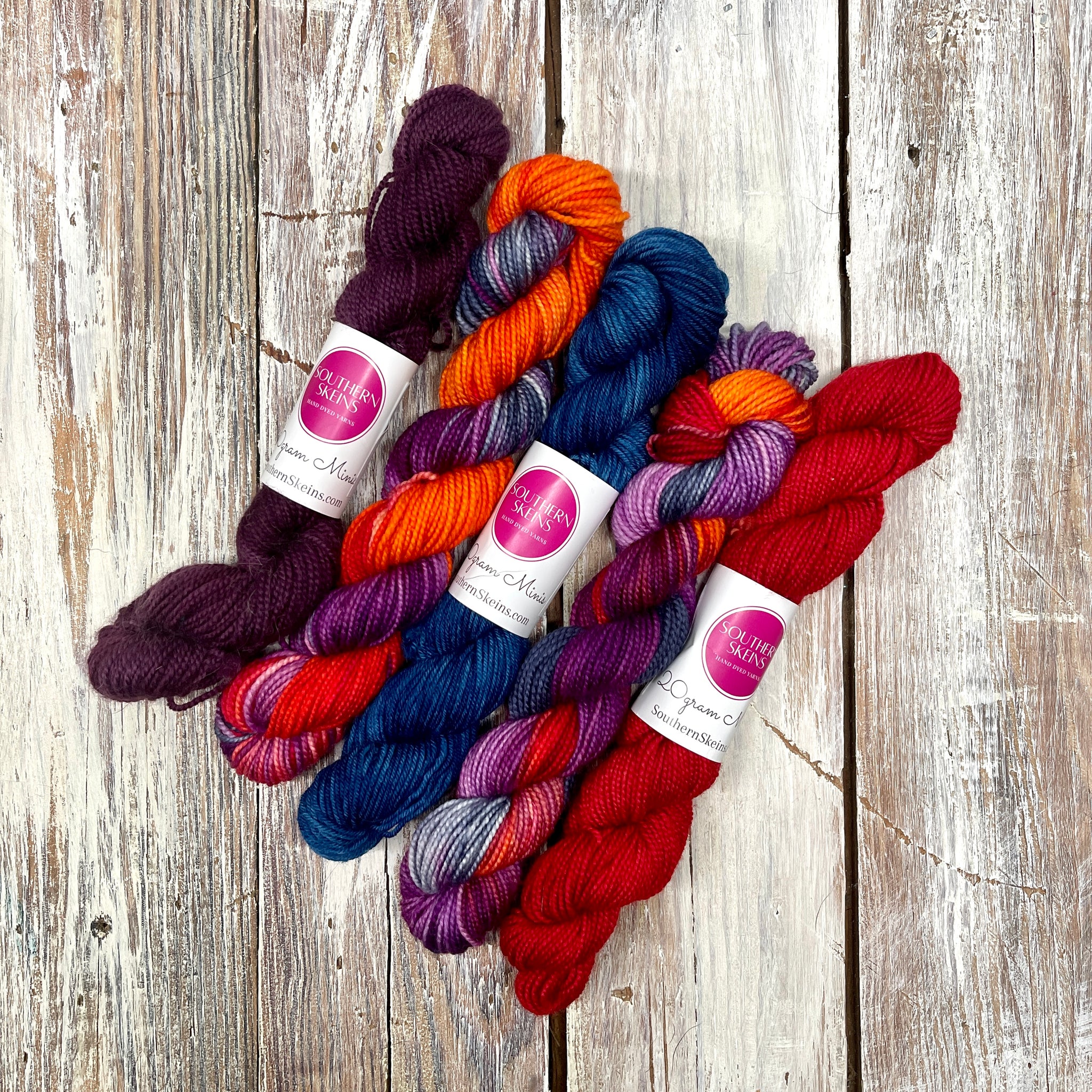 Sock Yarn Mini Skein Sets (5 minis per set) – Southern Skeins
