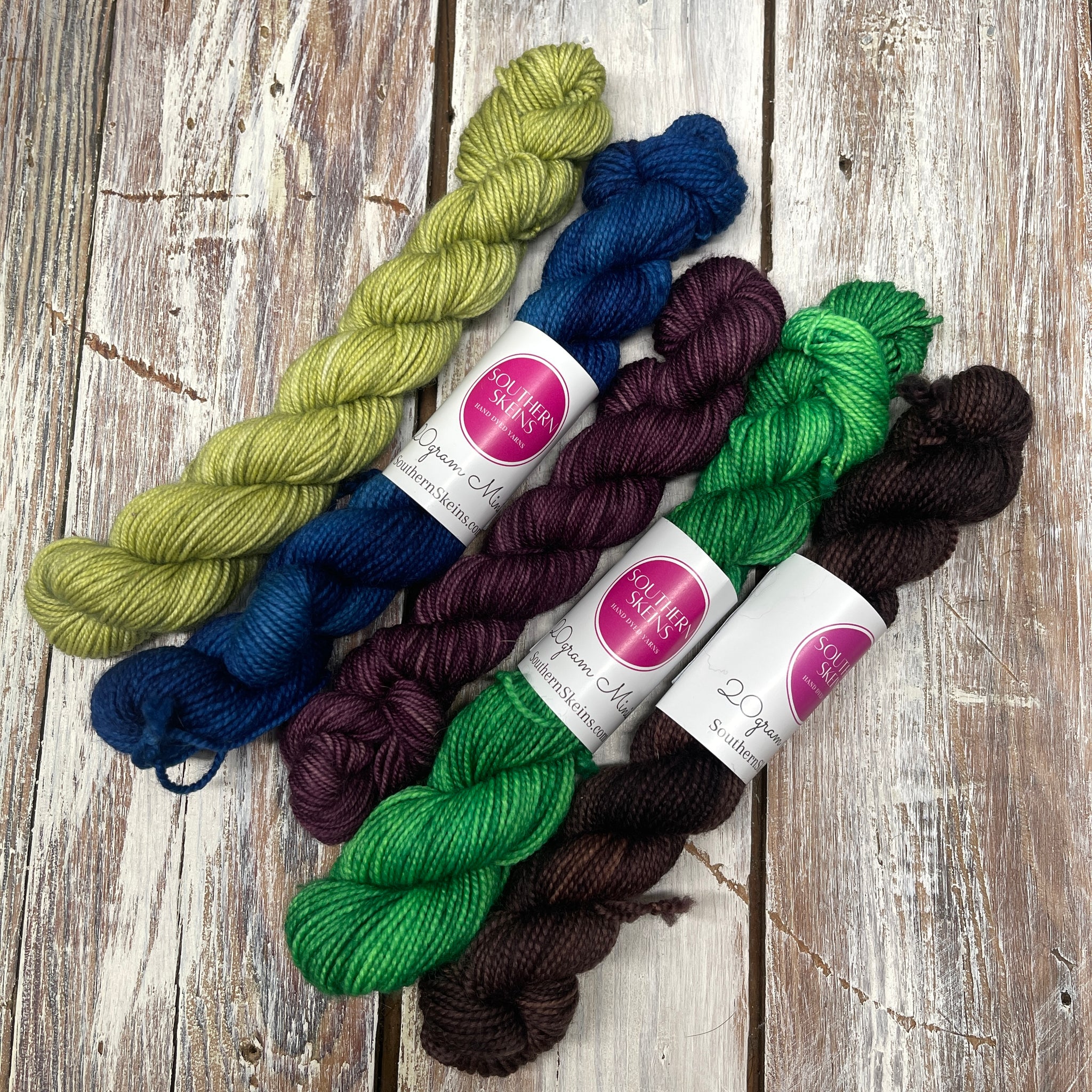 Sock Yarn Mini Skein Sets (5 minis per set) – Southern Skeins