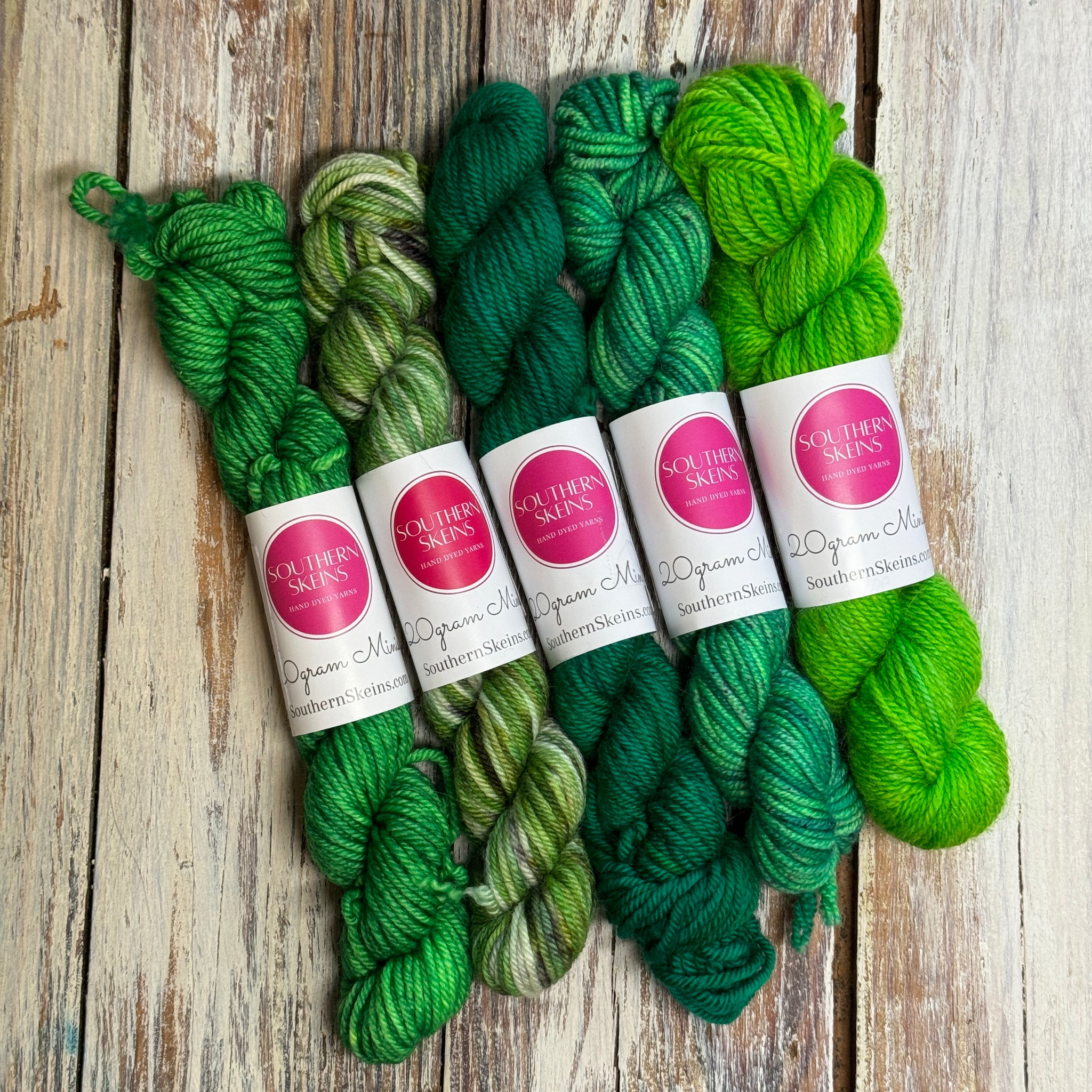Sock Yarn Mini Skein Sets (5 minis per set) – Southern Skeins