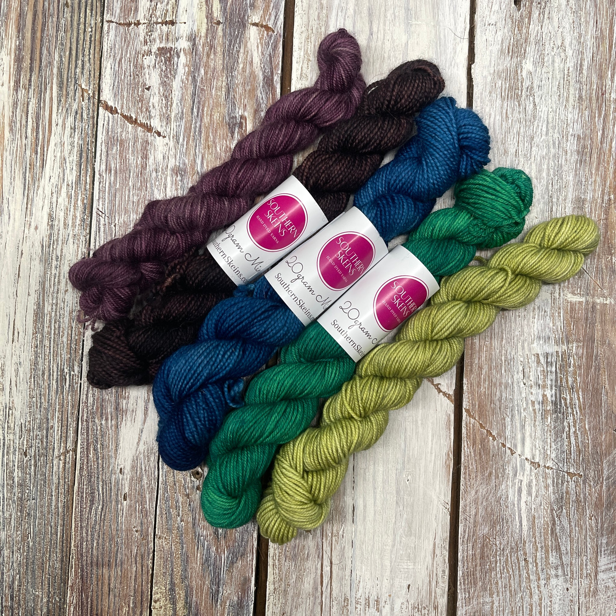 Sock Yarn Mini Skein Sets (5 minis per set) – Southern Skeins