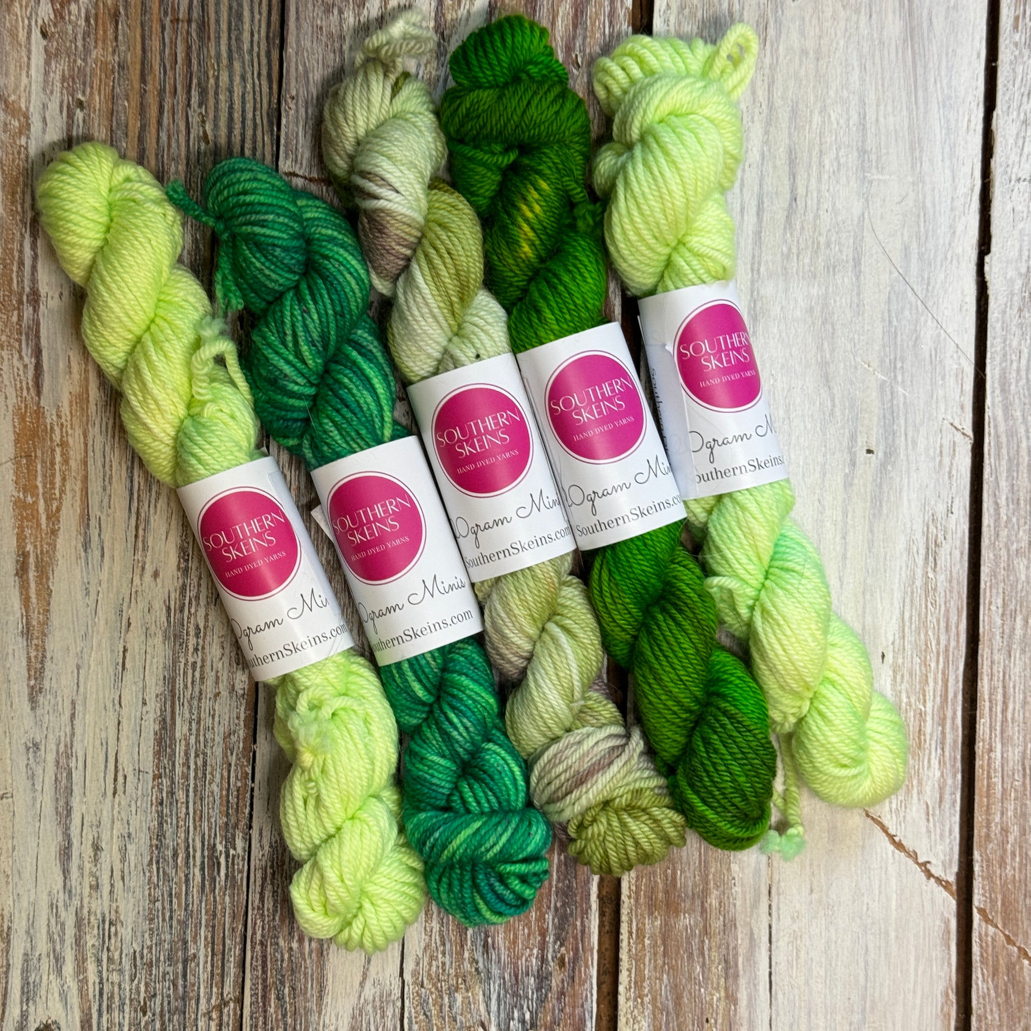 Sock Yarn Mini Skein Sets (5 minis per set) – Southern Skeins