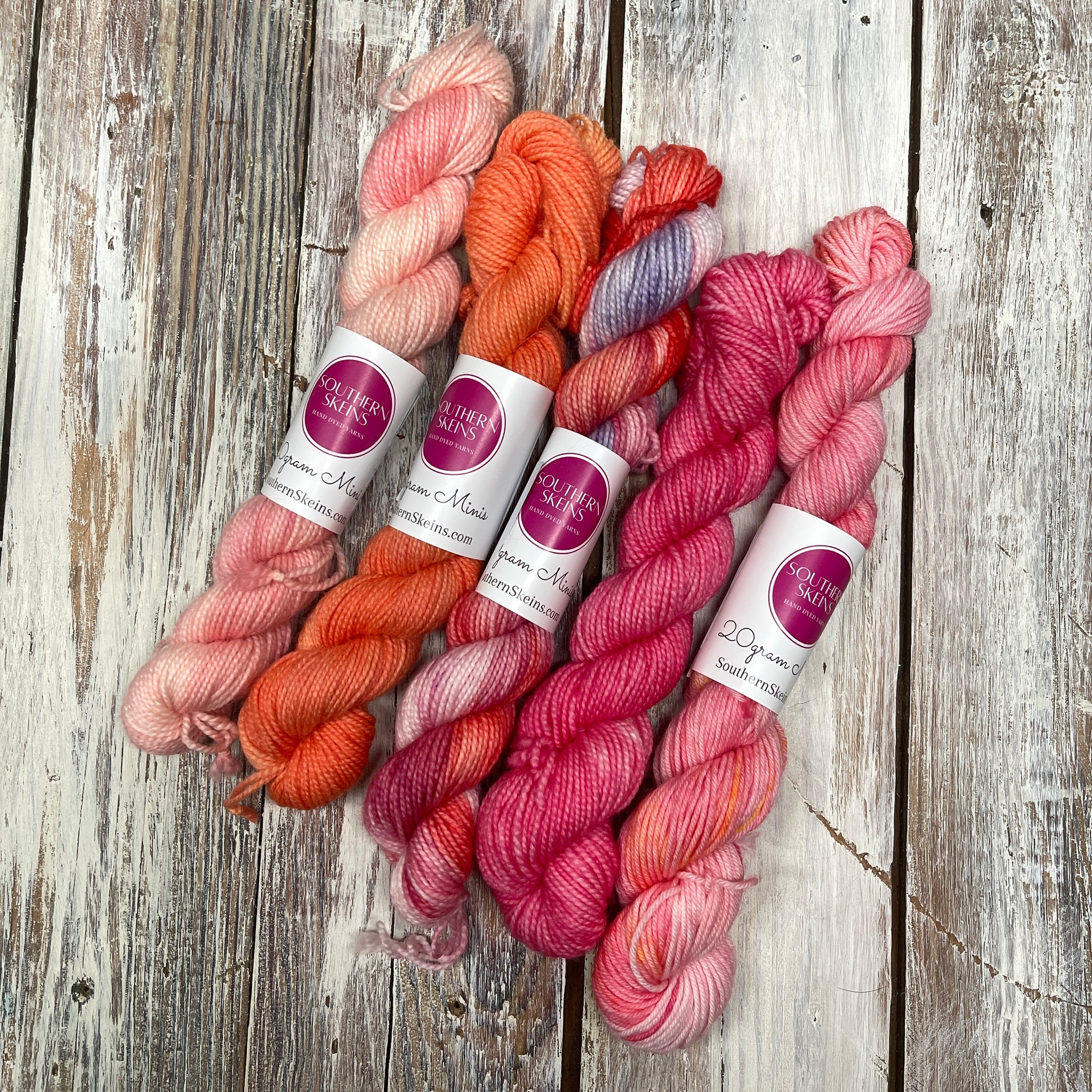 Sock Yarn Mini Skein Sets (5 minis per set) – Southern Skeins