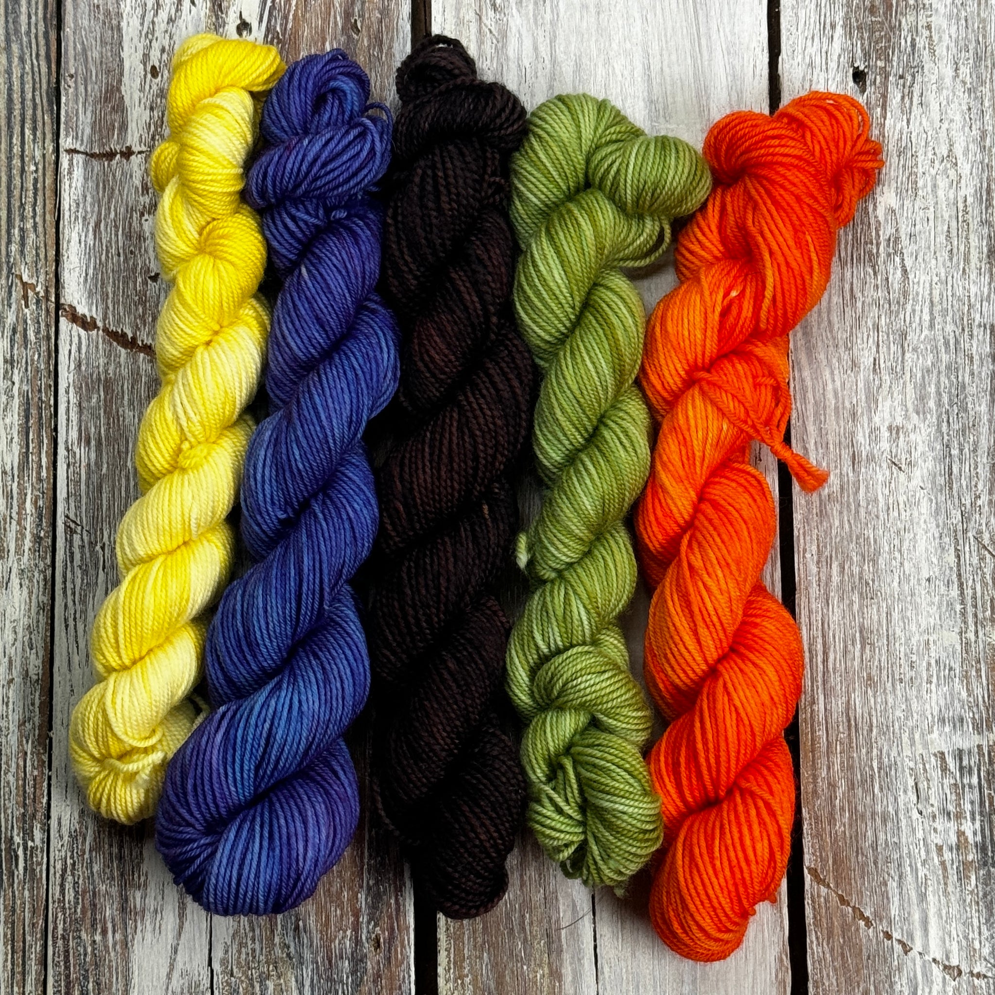 Sock Yarn Mini Skein Sets (5 minis per set) – Southern Skeins