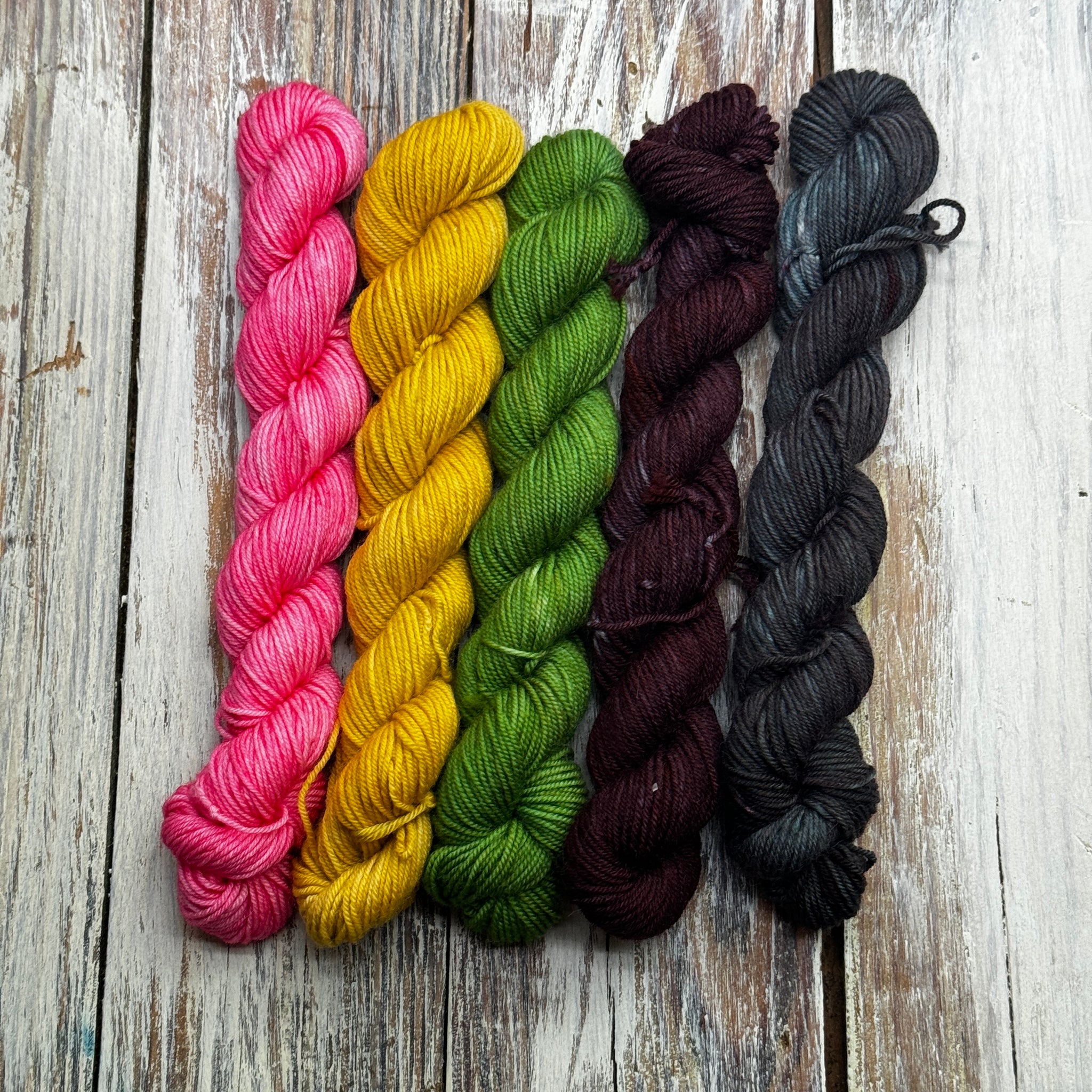 Sock Yarn Mini Skein Sets (5 minis per set) – Southern Skeins