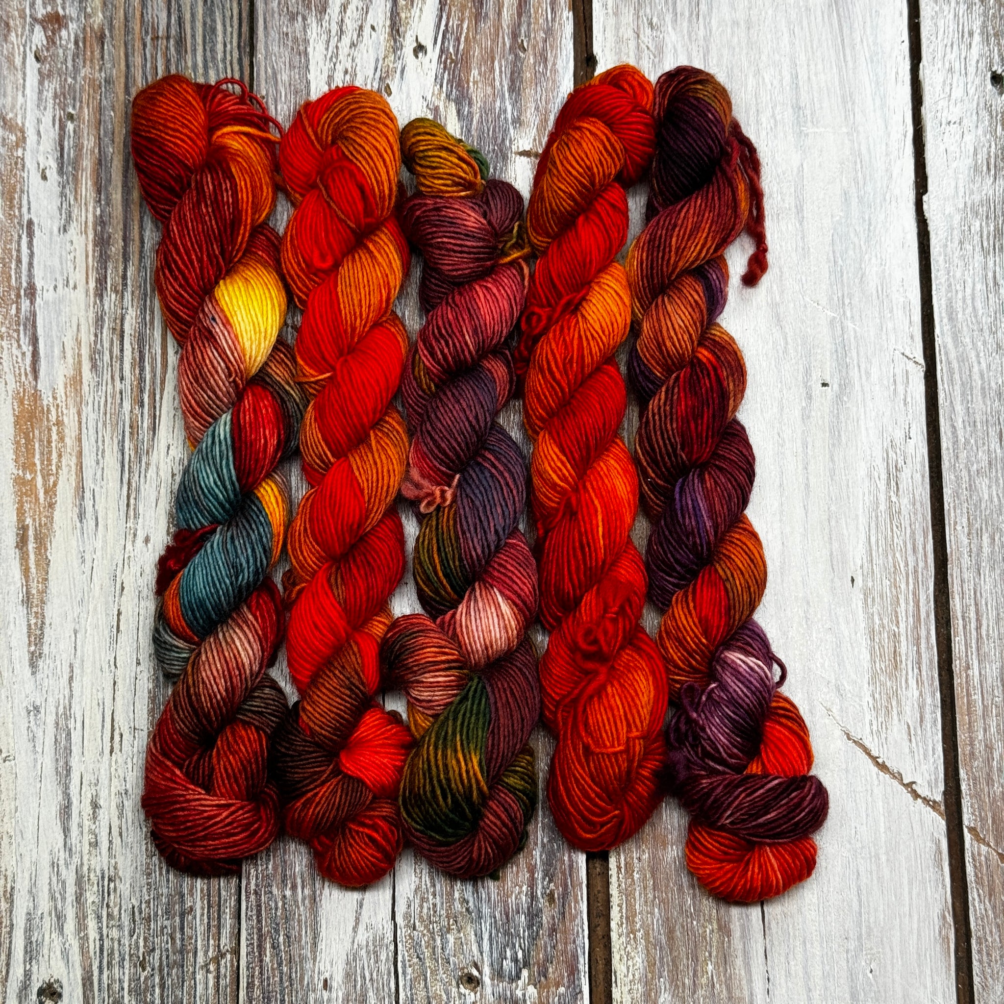 Sock Yarn Mini Skein Sets (5 minis per set) – Southern Skeins