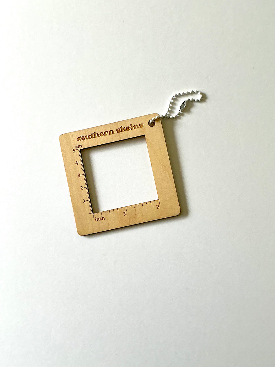 2 inch Gauge Square Bag Tag Tool – Southern Skeins